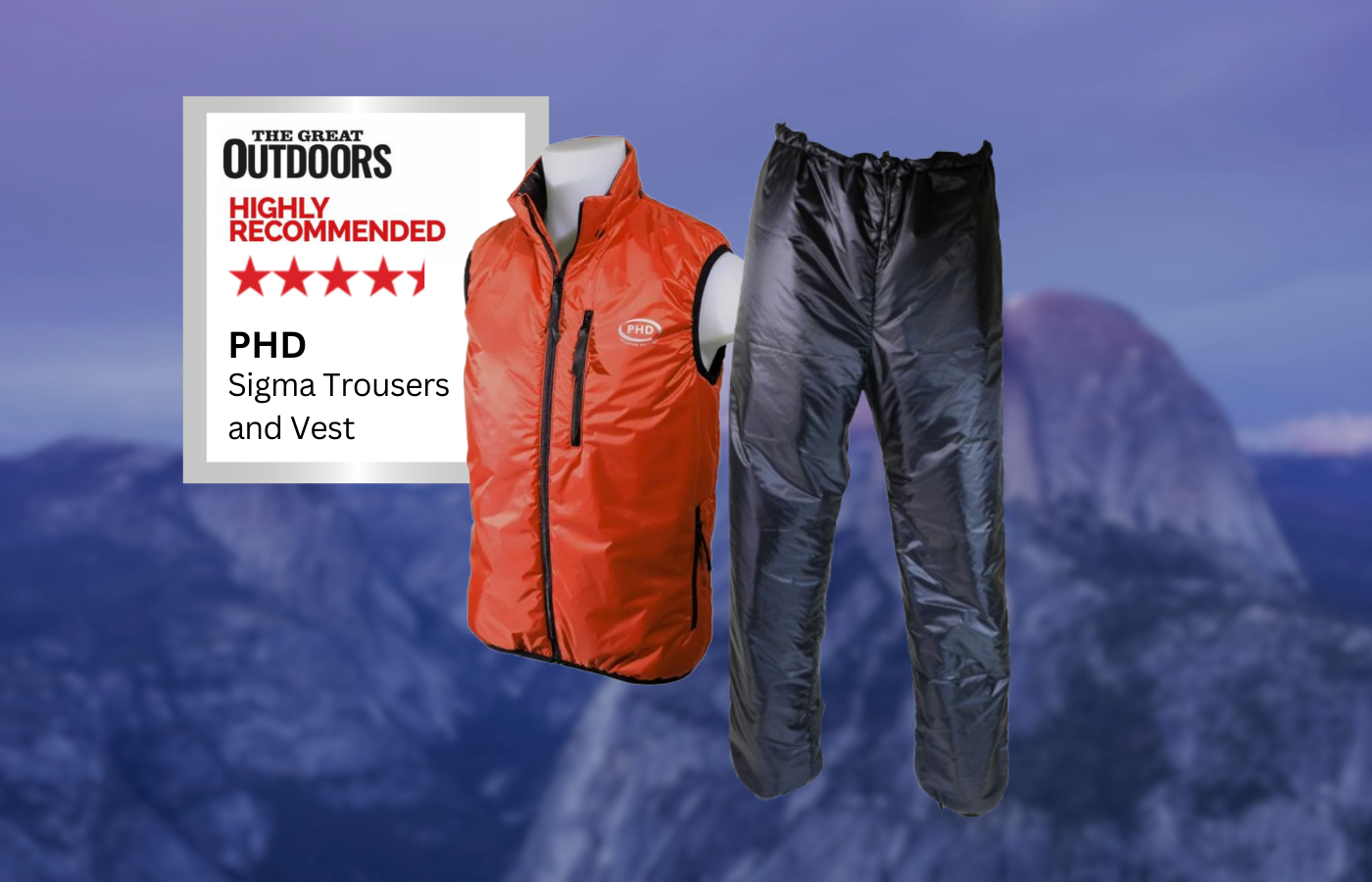 PHD Sigma Synthetic insulated vest and trousers review | TGO Magazine